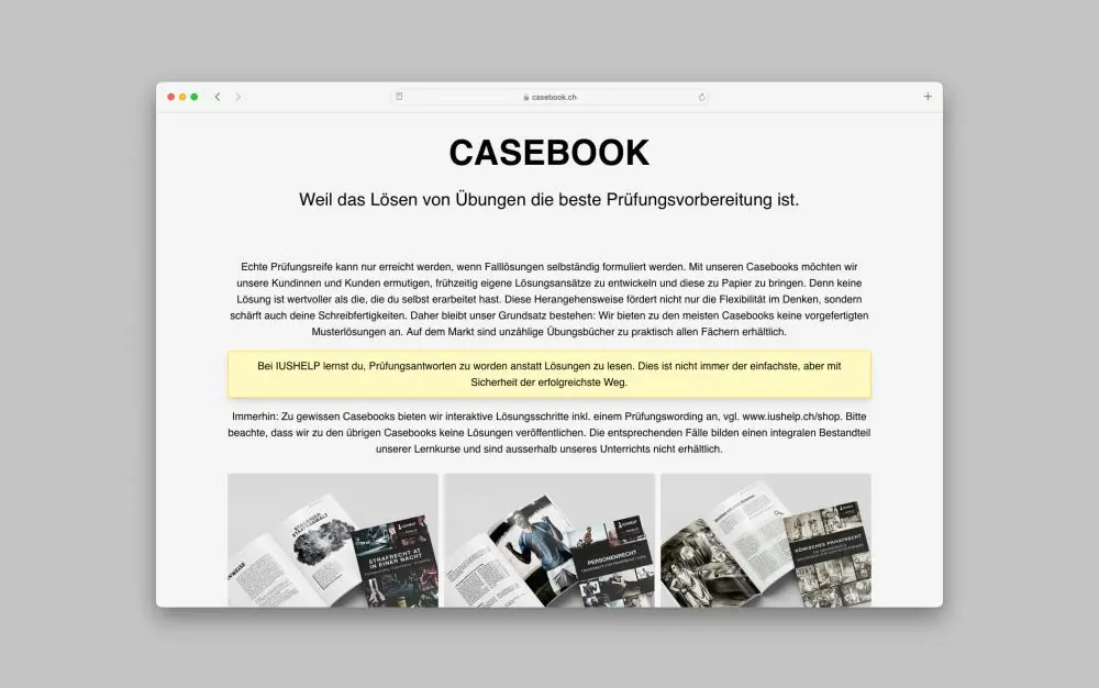 Casebook | Projekte | nerdchandise software factory